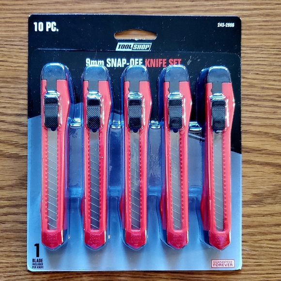 Tool Shop | Other | Tool Shop Snapoff Utility Knife Set Box Cutter ...
